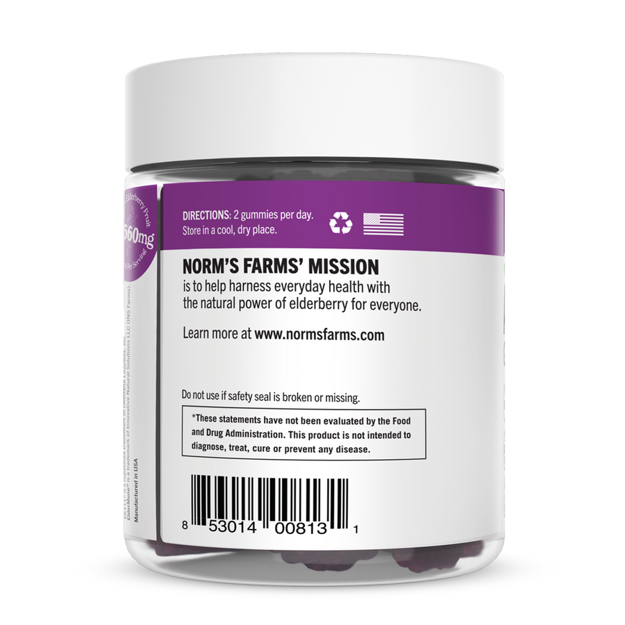 Elderberry and Red + Black Currant Gummies